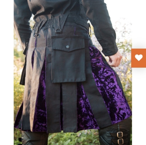 Verillas | Kilts | Unisex Verillas Versatta Hybrid Kilt Black And ...